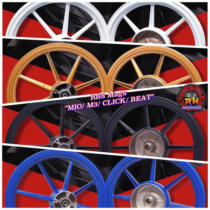 RCB Mags (RB8) for Mio Sporty/ Soulty/ Fino/ Nuovo/ Amore | Lazada PH