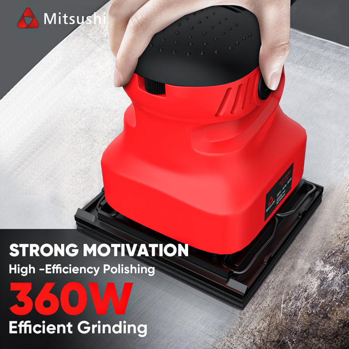 Mitsushi 350W เครื่องขัดกระดาษทราย แบบสั่น เครื่องขัดสั่น เครื่องขัด ...