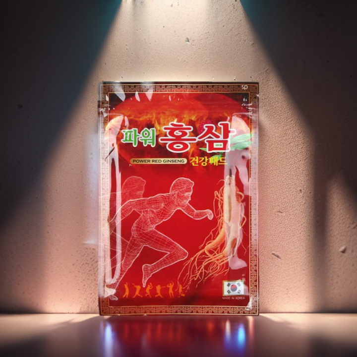 Power Red Ginseng Patch 1 Pack(20 Pcs)-Health Hot Pad / Pain Relief ...