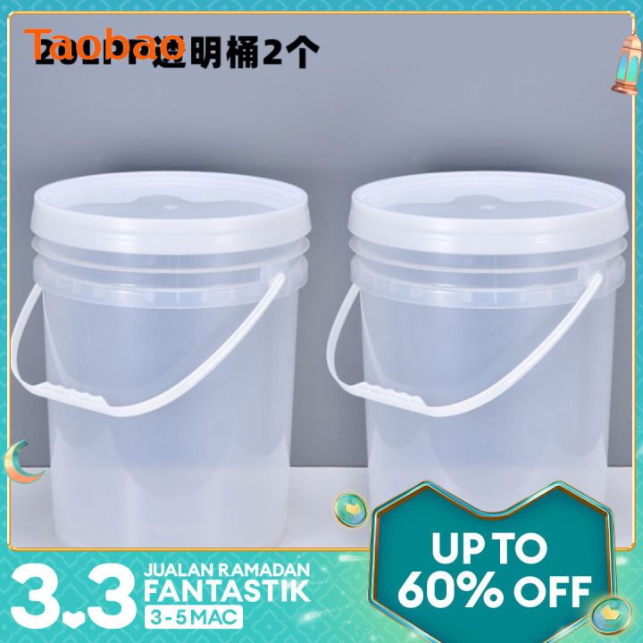 Food Grade Plastic Bucket with Lid Sealed Packing Case Packing Bucket ...