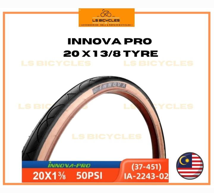 INNOVA-PRO 20X1 3/8(451)Tyre Folding Bike Tyre 20" Ready Stock Malaysia ...