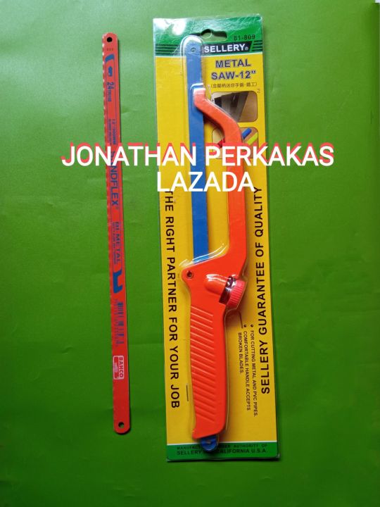 paket gagang gergaji besi sellery+serep mata gergaji besi sanflex 12 ...