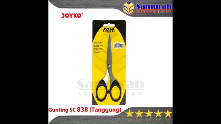 Gunting Tanggung Joyko SC-838 / Scissors Medium SC 838 / Alat Potong ...
