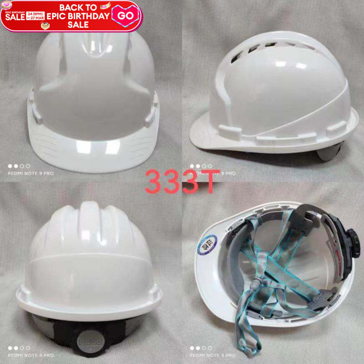 Construction Site Safety Helmet 333T with Quality Inspection Report Full Qualification Head ...