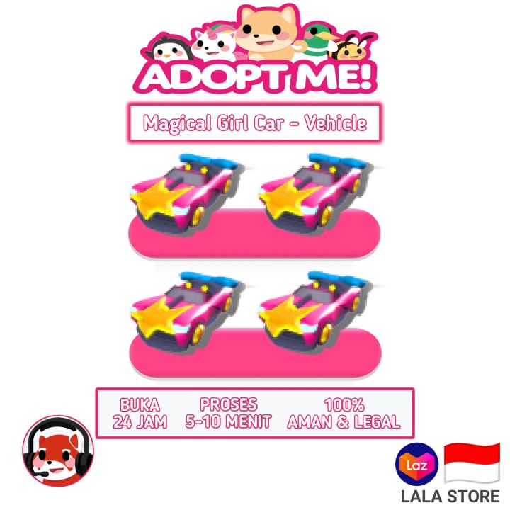 Adopt Me Vehicle - Magical Girl Car - Roblox | Lazada Indonesia