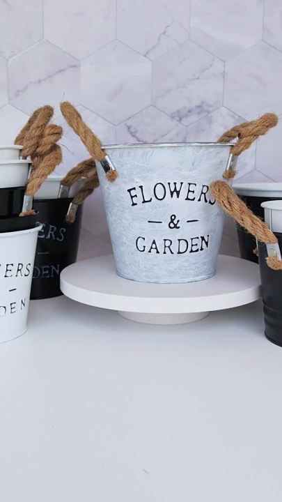 Tong Logam Kulit Besi Tong Kecil Tong Besi Kecil Pot Bunga Kecil ...