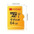 KODAK 64GB Thẻ Micro SD HD Bộ Nhớ Camera Cho Điện Thoại Di Động PC Tai ...