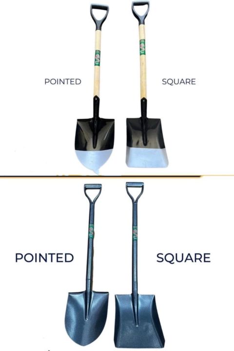 Steel Shovel Iron&square shovel/Wooden Handle | Lazada PH