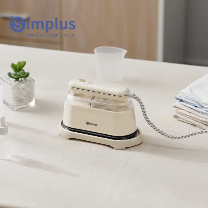 Simplus Steam Iron, 1000W, Dry & Steam Dual Use, 180° Rotatable Handle ...