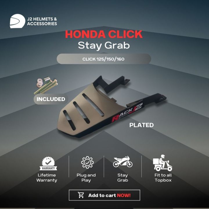 Rack Monorack Bracket for Honda Click 125i/150/160 V1/V2/V3/V4 Stay ...