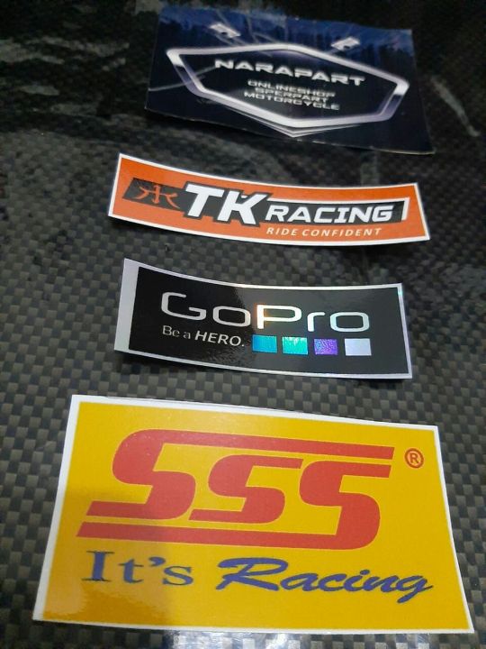 sticker brand racing 3pcs | Lazada Indonesia