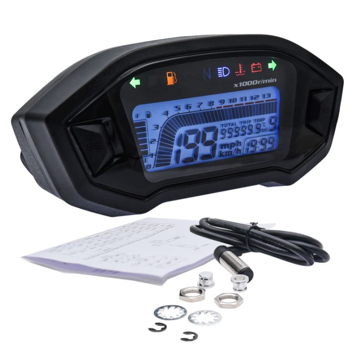 Motorcycle Digital Colorful LCD Speedometer Odometer For Honda Grom 125 ...