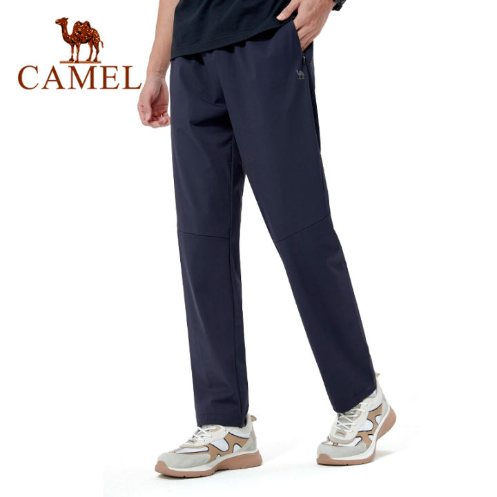 Camel Men 'S Ice Silk SPF 50 + กางเกงแห้งเร็วป้องกันแสงแดด | Lazada.co.th