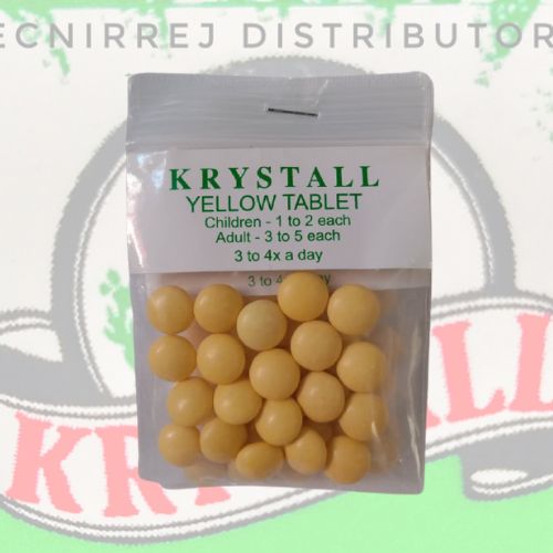 [FGO] KRYSTALL YELLOW TABLET SACHET 100% ORIGINAL (20pcs) | Lazada PH