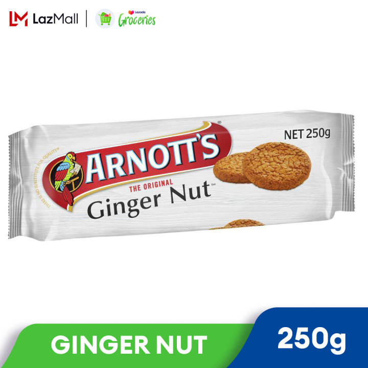 Arnotts Ginger Nut Biscuits 250g | Lazada