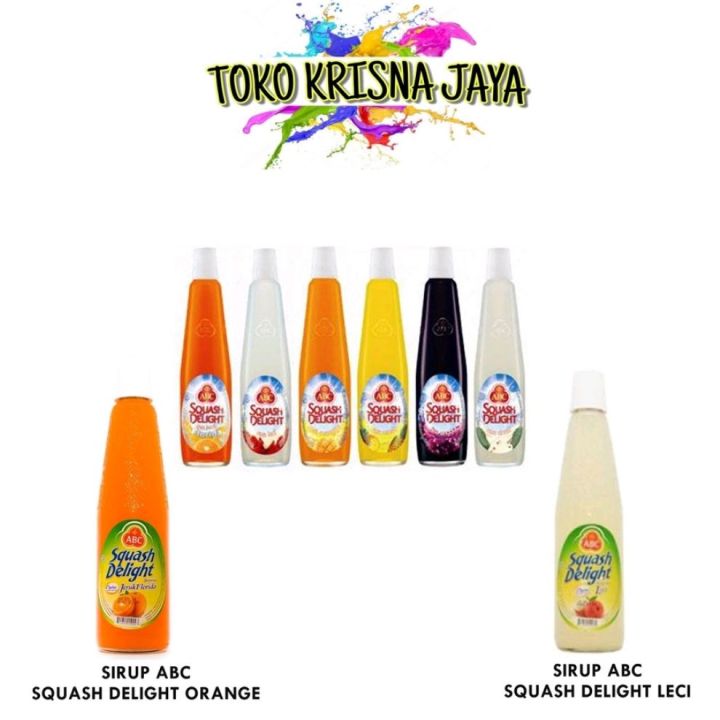 SIRUP ABC SQUASH DELIGHT RASA ORANGE| LECI KEMASAN 460 ML | Lazada ...