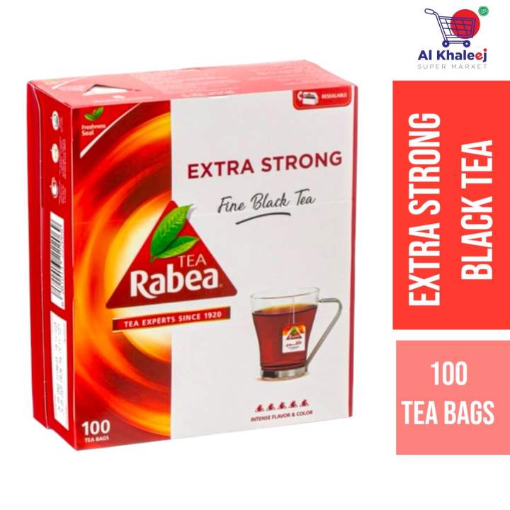Rabea Tea Black Tea Extra Strong 100Tea Bags | Lazada.co.th