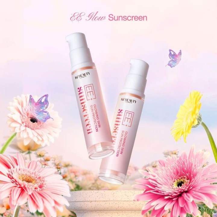 EE GLOW SUNSCREEN BY KF BEAUTY / SUNSCREEN SPF 50 PA++++ KFSKIN | Lazada Indonesia