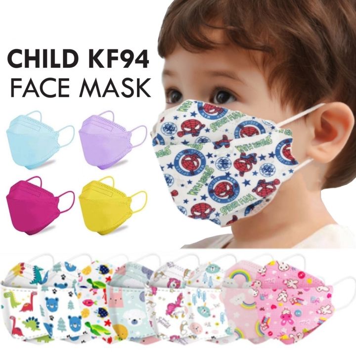 [Ready stock] KF94 kids disposable face mask/topeng muka budak ...