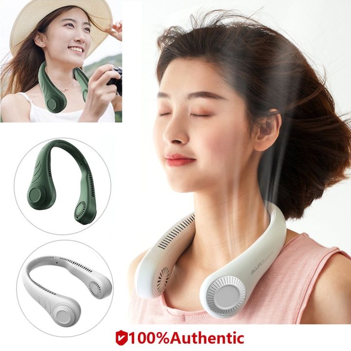 Japan Portable Neck Fan Air cooling/quiet/sports Chargeable Electric ...