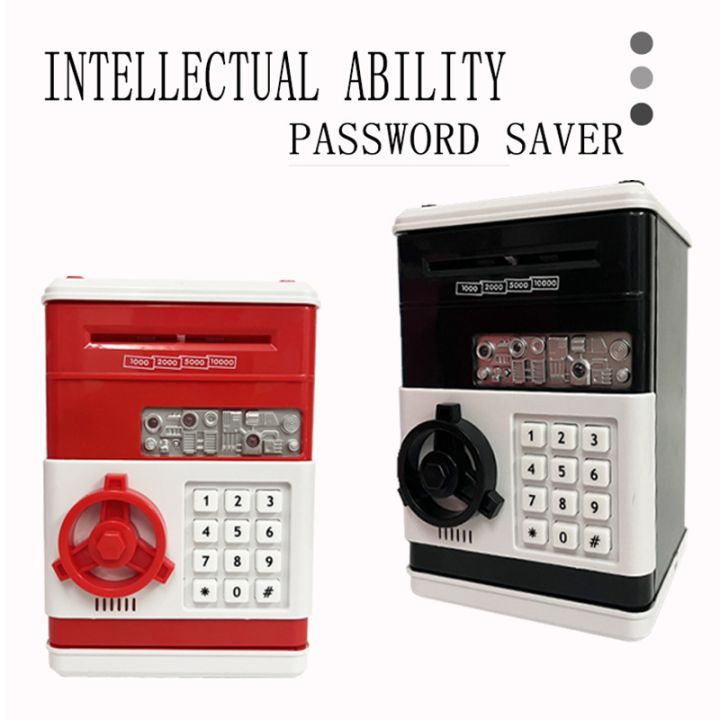 Electronic Piggy Bank ATM Password Money Box Cash Coins Saving Box ATM ...