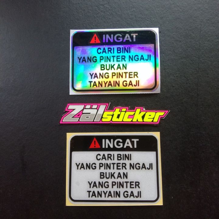 sticker kata-kata lucu sticker cari bini cutting | Lazada Indonesia