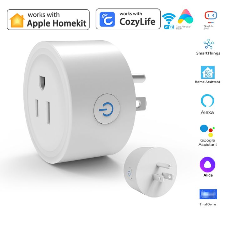 HomeKit Smart Socket US Plug 10A WiFi APP Remote Control and Alexa ...