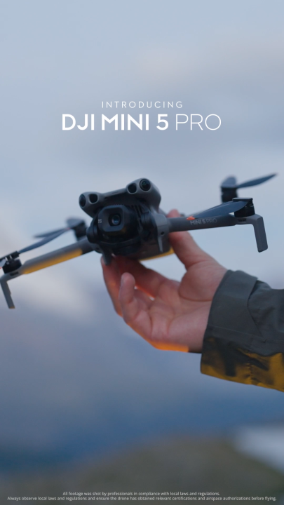 DJI Mini 5 Pro - 1-Inch Large CMOS Camera Drone | 4K/120fps True ...