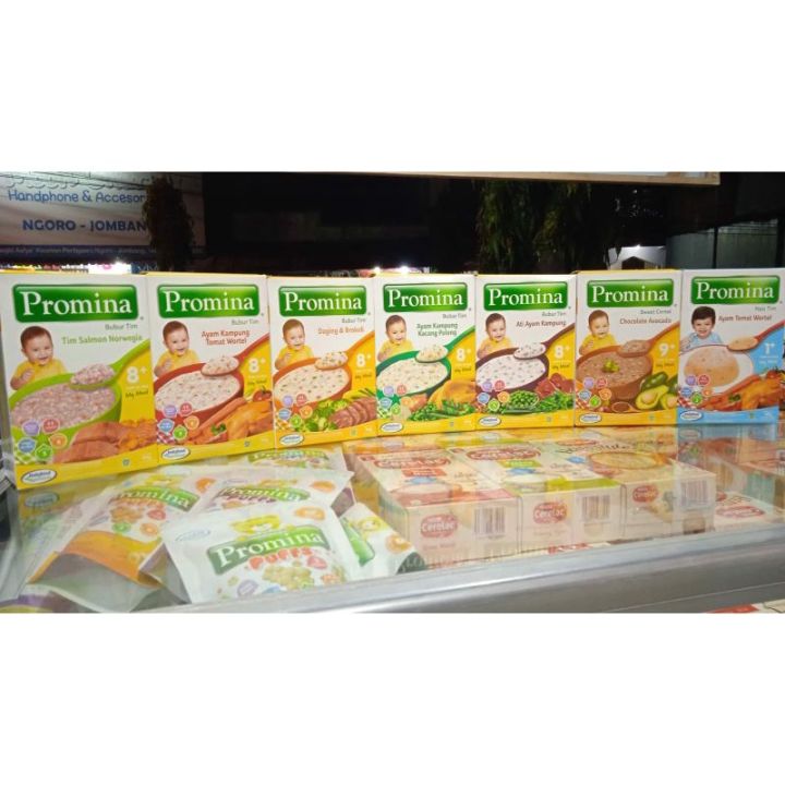 Promina bubur bayi tim 8+ dan 9+ serta 1+ box 100g | Lazada Indonesia