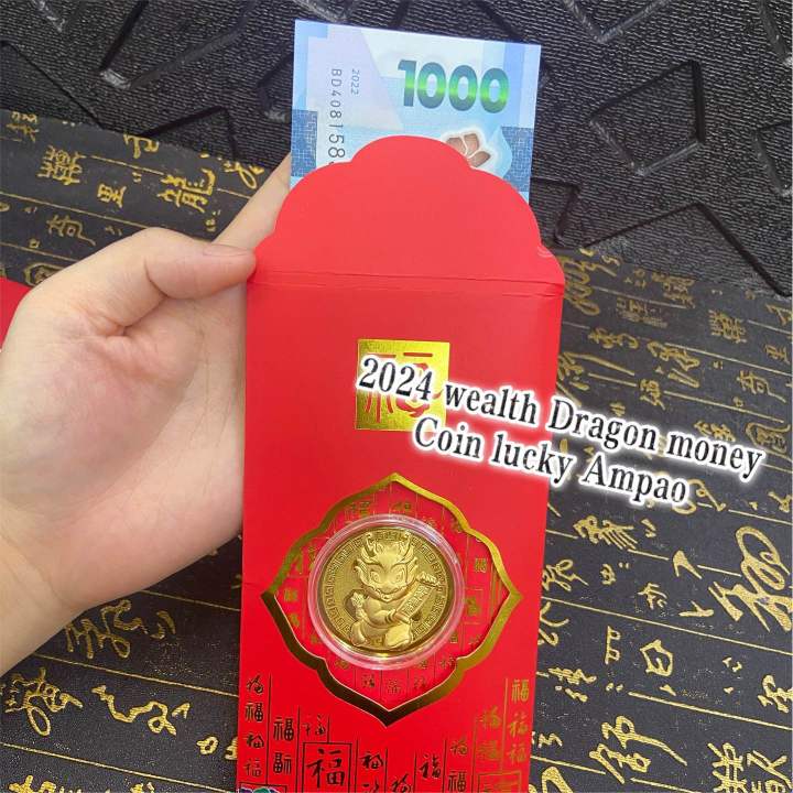 2024 wealth Dragon lucky charm Ampao | Lazada PH