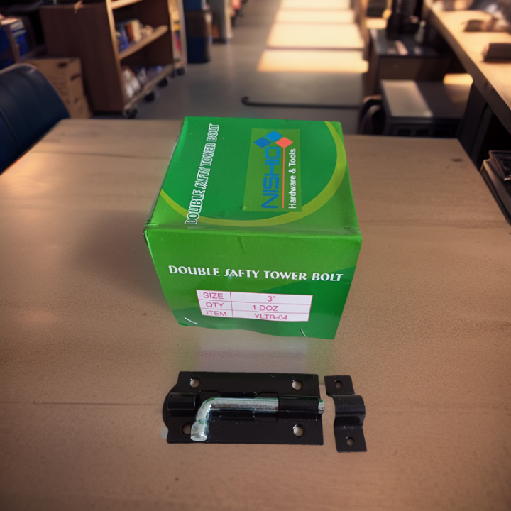 Grendel bulat double plat 4 inchi harga 1 lusin selot pintu tebal 4 in ...