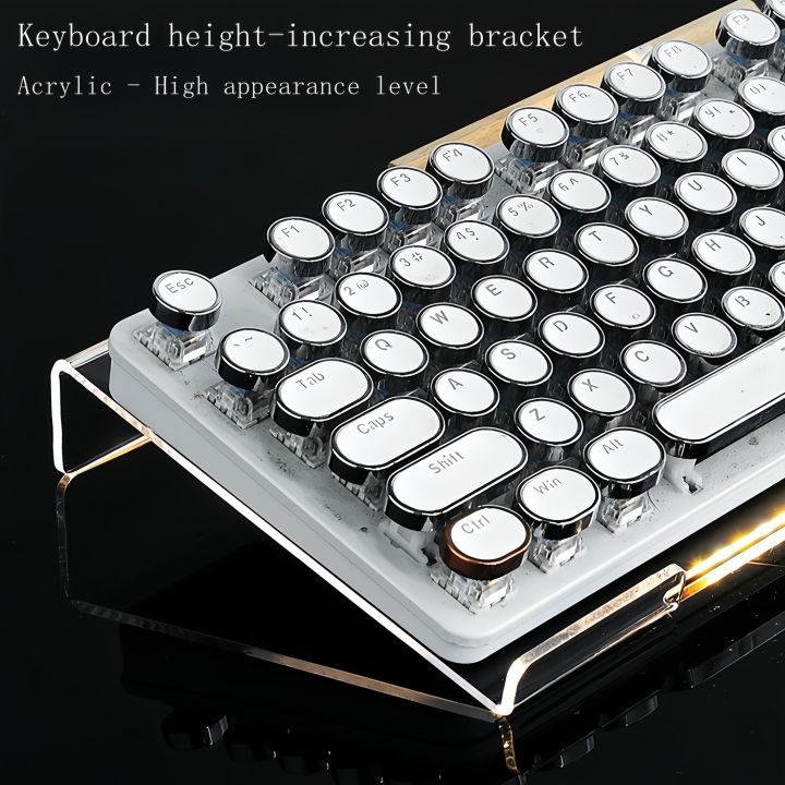 Acrylic keyboard tray, home office gaming keyboard elevation stand ...