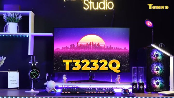 Màn hình máy tính 32 inch Tomko T3232Q - 2K full 3 viền Tần số quét ...
