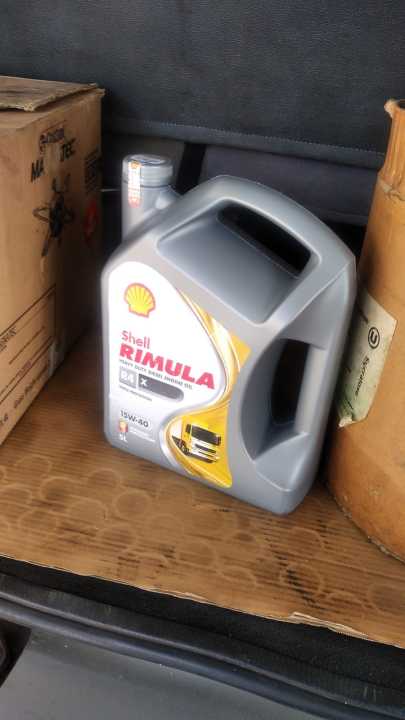 SHELL RIMULA R4 X 15W-40 5Liter | Lazada Indonesia