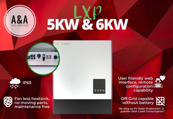 5kw Lux Power Hybrid Ongrid Inverter | Lazada PH