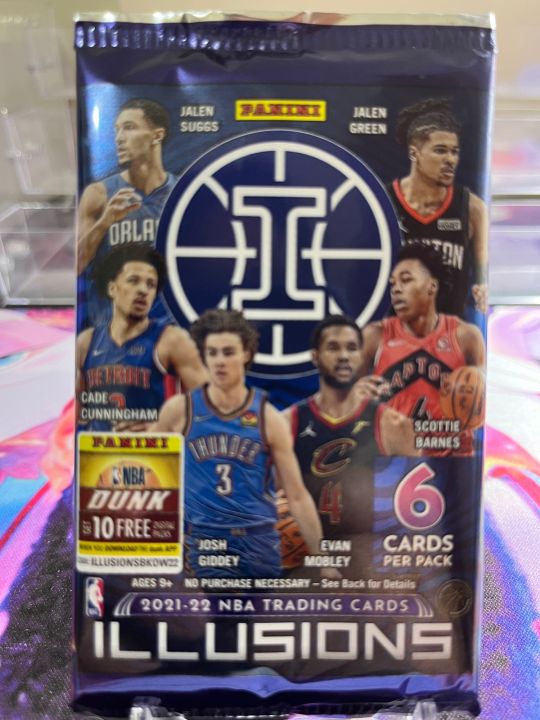 [LocKeyShop] 2021-22 Panini Illusions Blaster - Sealed Pack (6 cards ...