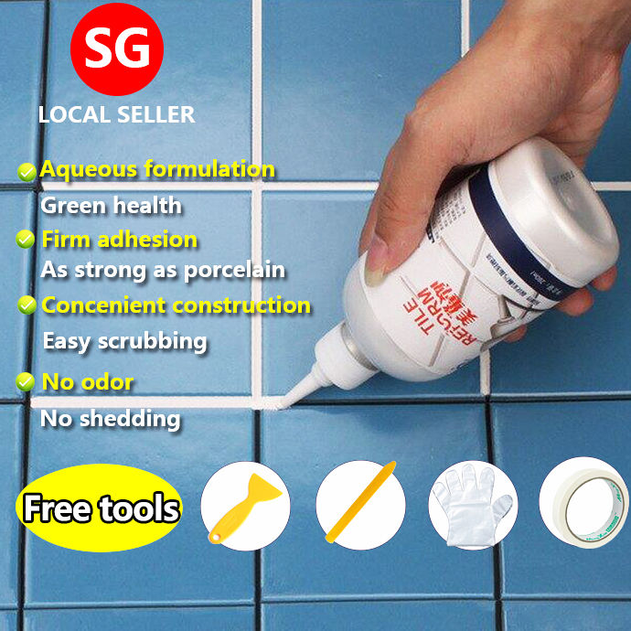🇸🇬【SG stock】Grout filler cleaner tile reform 280ml Grouting Fix ...
