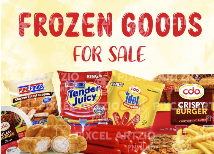 Frozen Goods For Sale tarpulin signage | Lazada PH