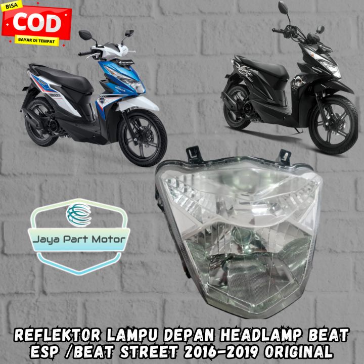 (BISA COD) headlamp reflektor lampu depan honda beat esp new eco beat ...