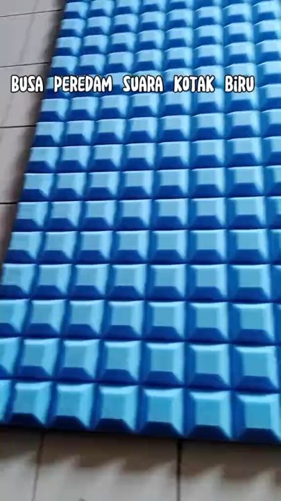 busa peredam suara kotak biru ukuran 200x100x5cm | Lazada Indonesia