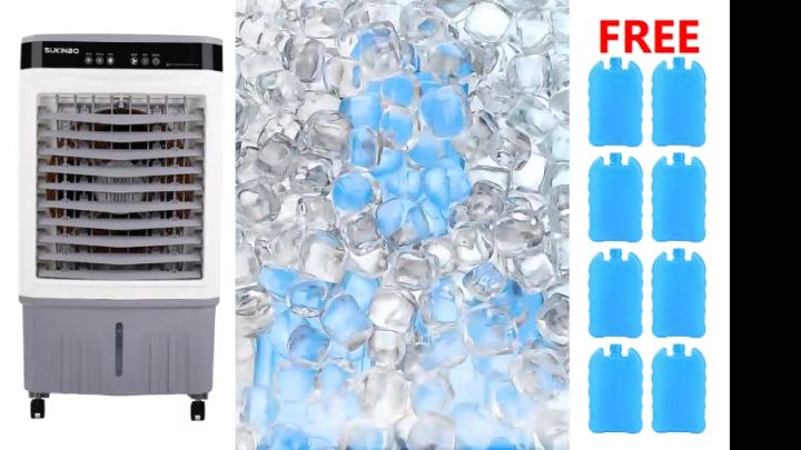 🏆JARD Air Cooler 40L Portable Touch Water Tank Aircond Air Cooling Max ...