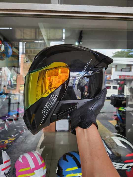 Gille Orion Modular helmet Dual visor with revo lens | Lazada PH