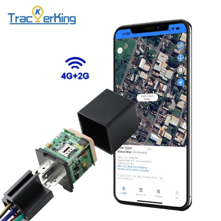 TrackerKing 4G GPS Relay Tracker DK09 For Motor Car MV720 Relay GPS ...