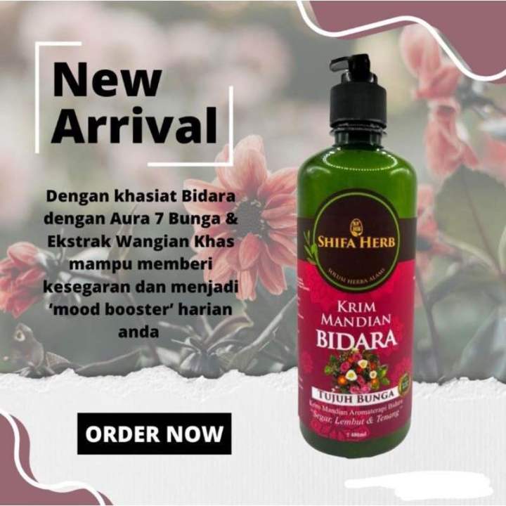 SHIFA HERB Mandian Bidara 480ml Daun Herb Habbatus Sauda Lavender ...