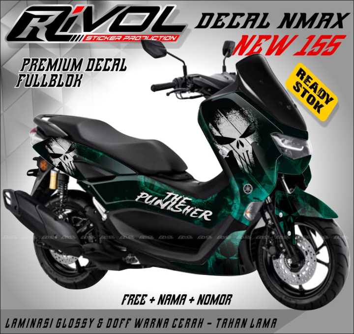 stiker decal variasi motor Yamaha nmax new 2021 full body sticker ...