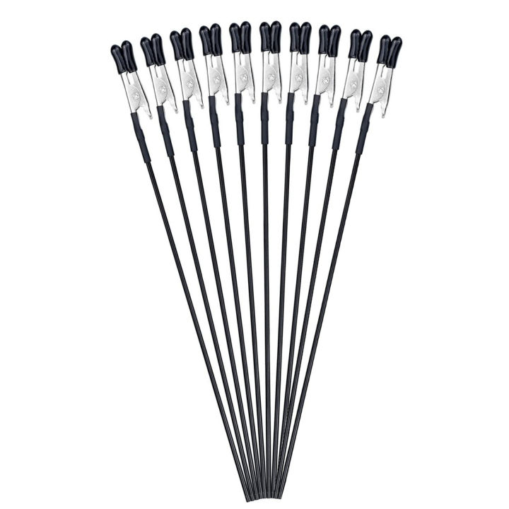 20pcs 10pcs Metal Model Painting Alligator Clip Stick with Rubber Tips ...