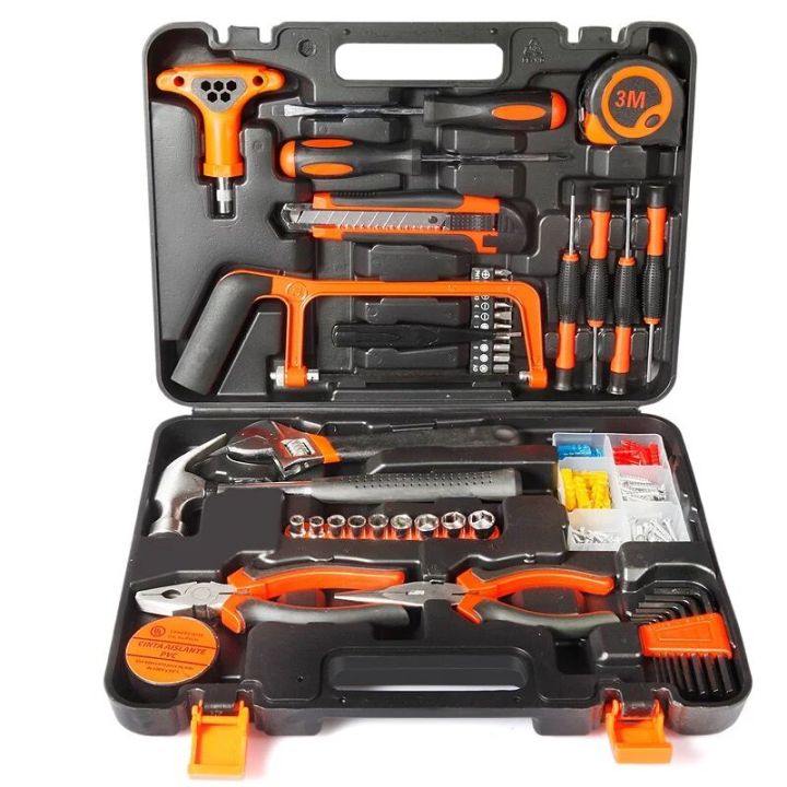 Complete Set of Household Hardware Tools Box Multifunctional Car ...