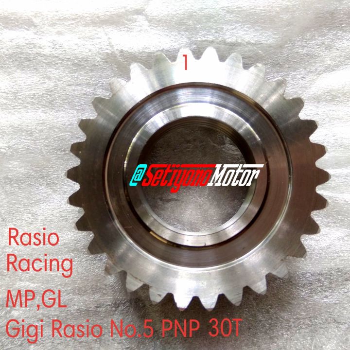Gigi Gear Rasio Racing Megapro Primus,GL Pro Nomor 5 30T PNP | Lazada ...