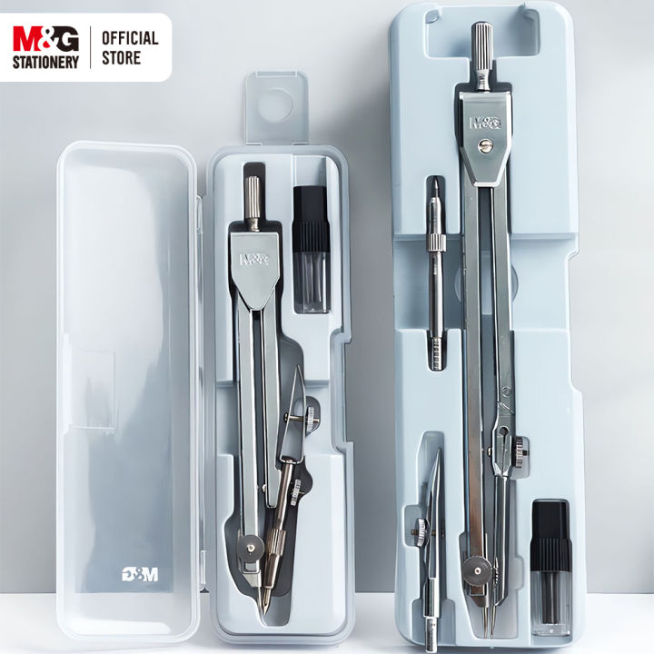M&G Metal Compass Set Drafting Compass with Replacement Refill for ...