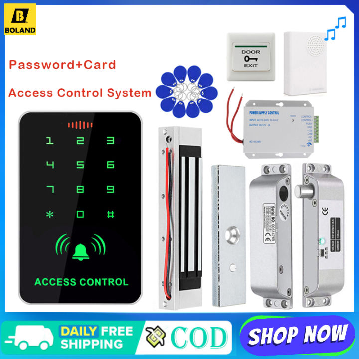 Boland 125Khz RFID เครื่องอ่านบัตรดิจิตอลระบบควบคุมการเข้าถึงประตูล็อค ...